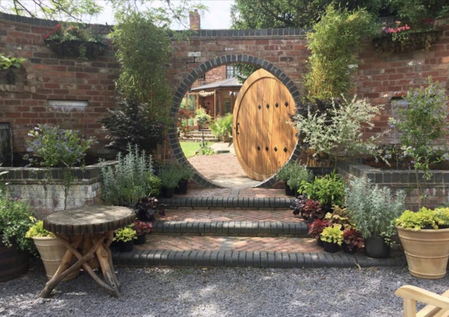 Our Moongate at Whitlenge Gardens - Creative Landscapes